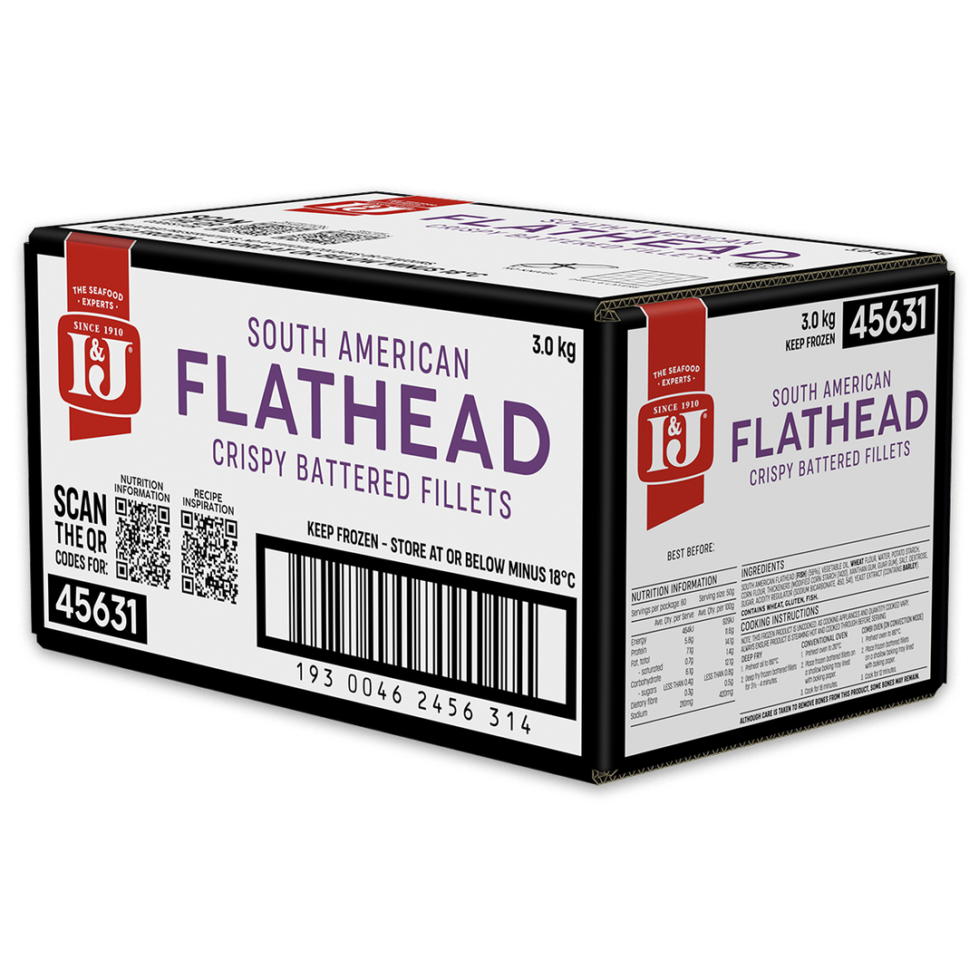 South American Crispy Battered Flathead Fillets
